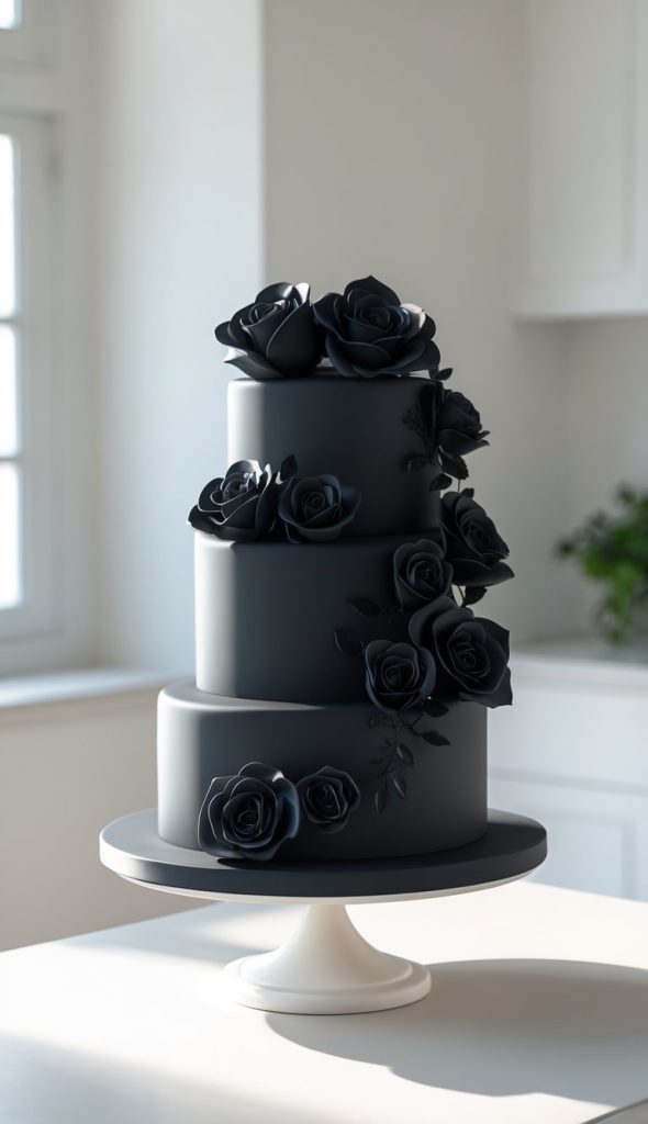 23 Black Cake Decorating Ideas for a Strikingly Dramatic Dessert