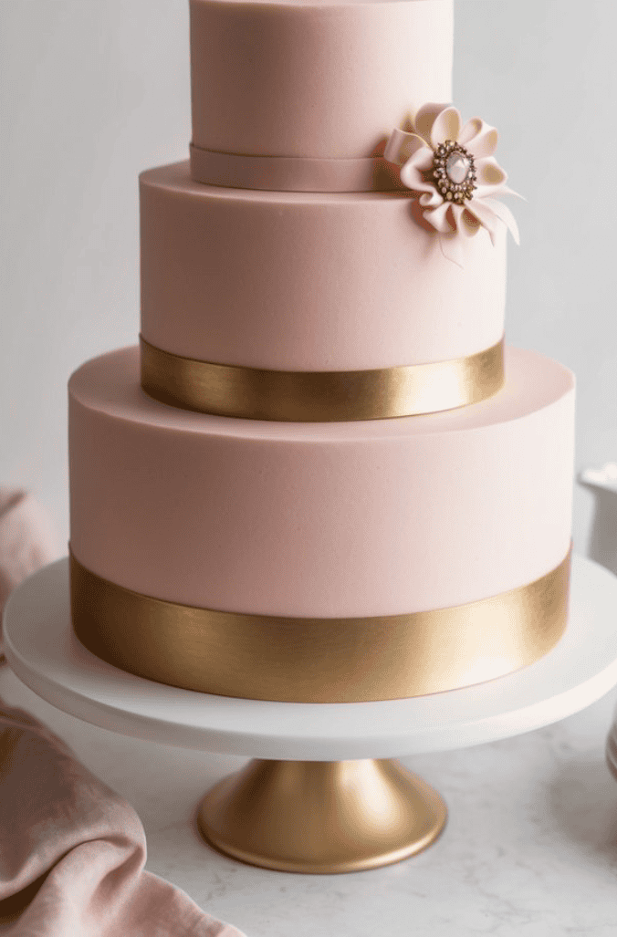 30 Blush Pink and Gold Cake Decorating Ideas: Sweet and Stylish Treats
