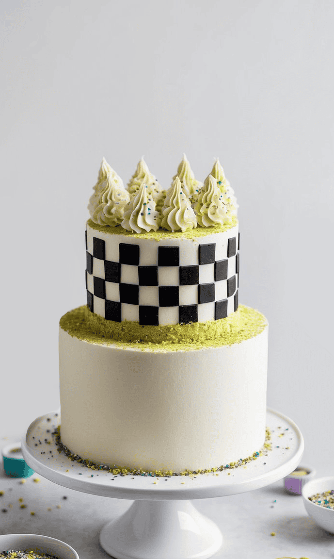 26 Checkerboard Cake Decorating Ideas That Are Fun and Bold!