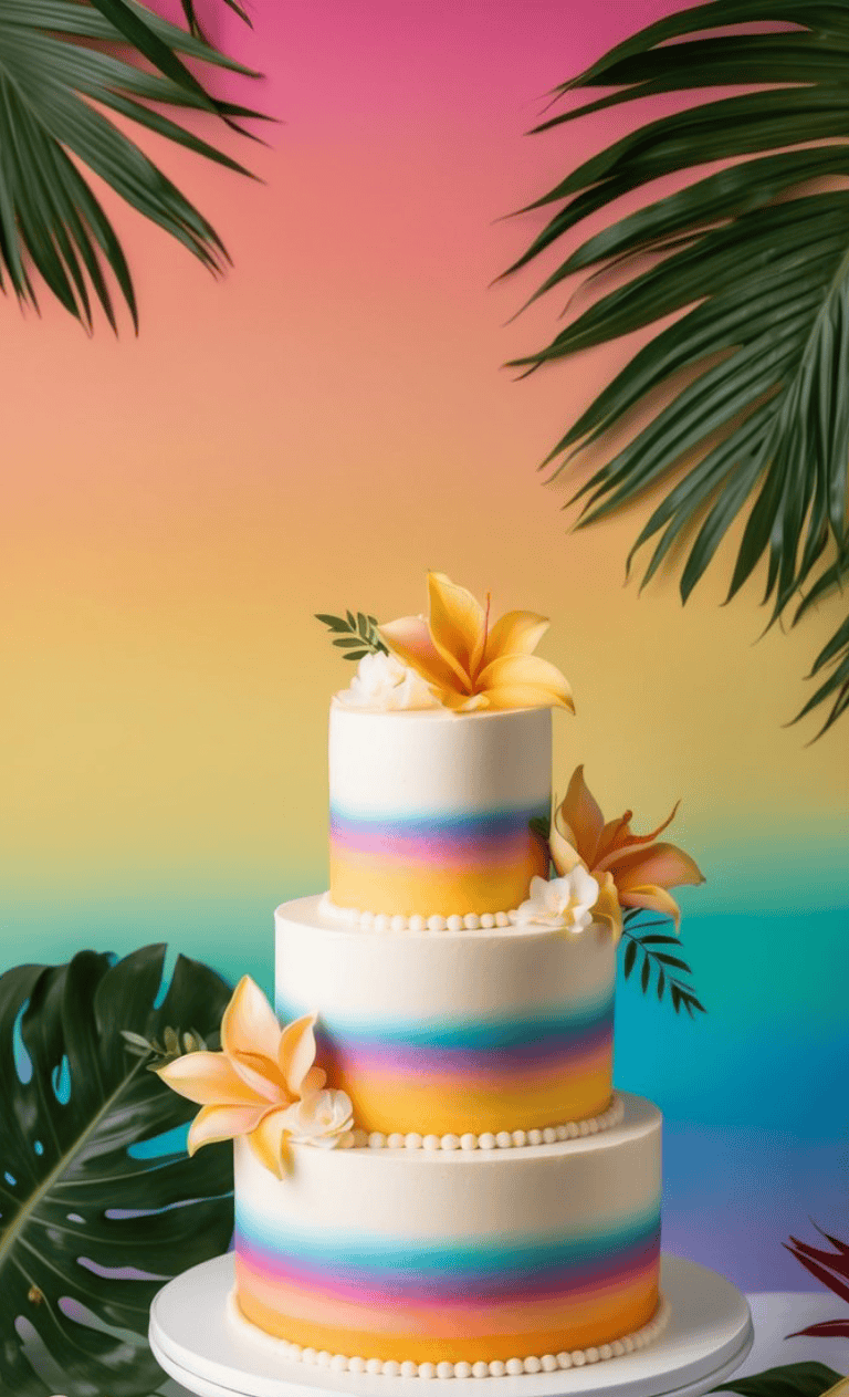 27 Gradient Cake Decorating Ideas With Stunning Color Blends