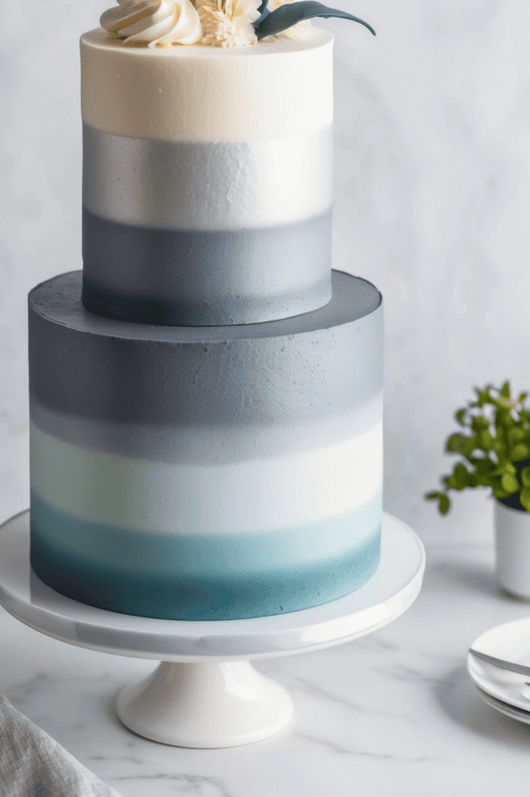 27 Gradient Cake Decorating Ideas With Stunning Color Blends