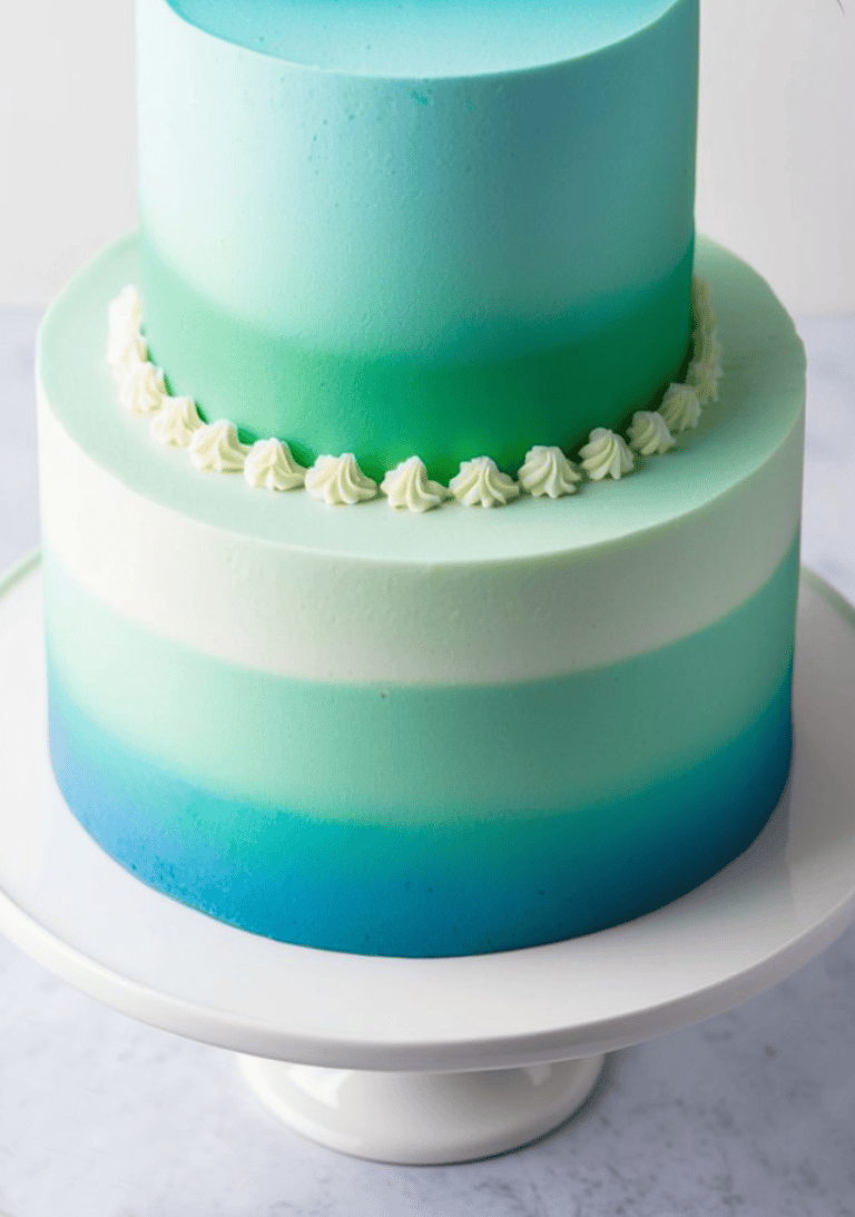 27 Gradient Cake Decorating Ideas With Stunning Color Blends