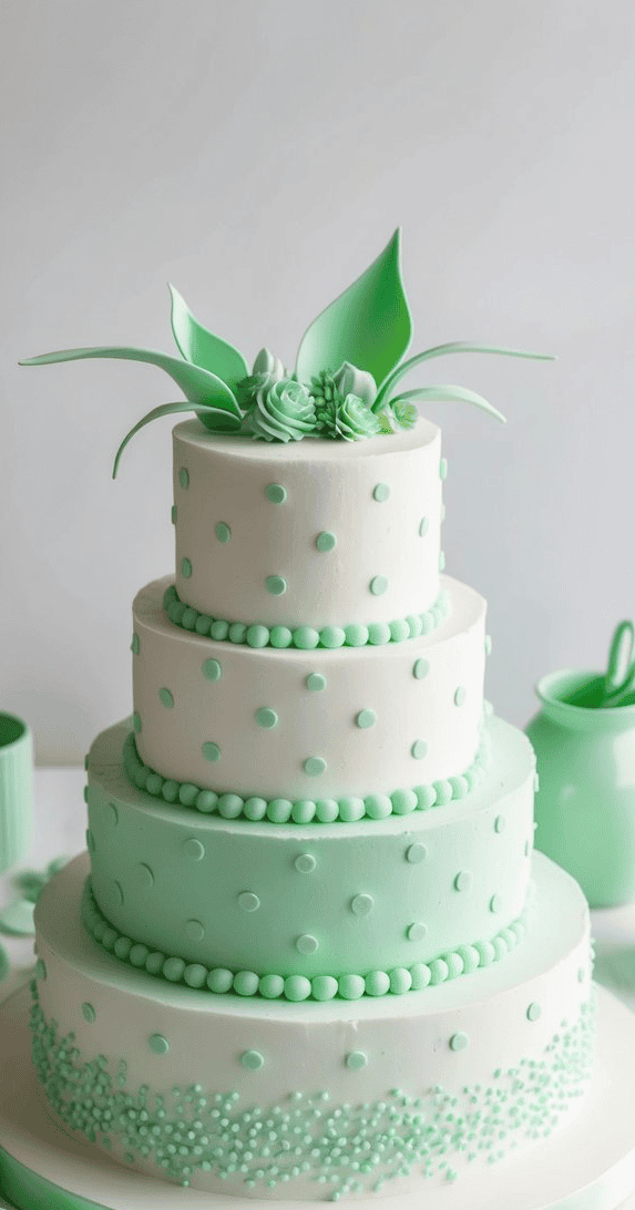 23 Mint Green Cake Decorating Ideas: Fresh and Chic Designs