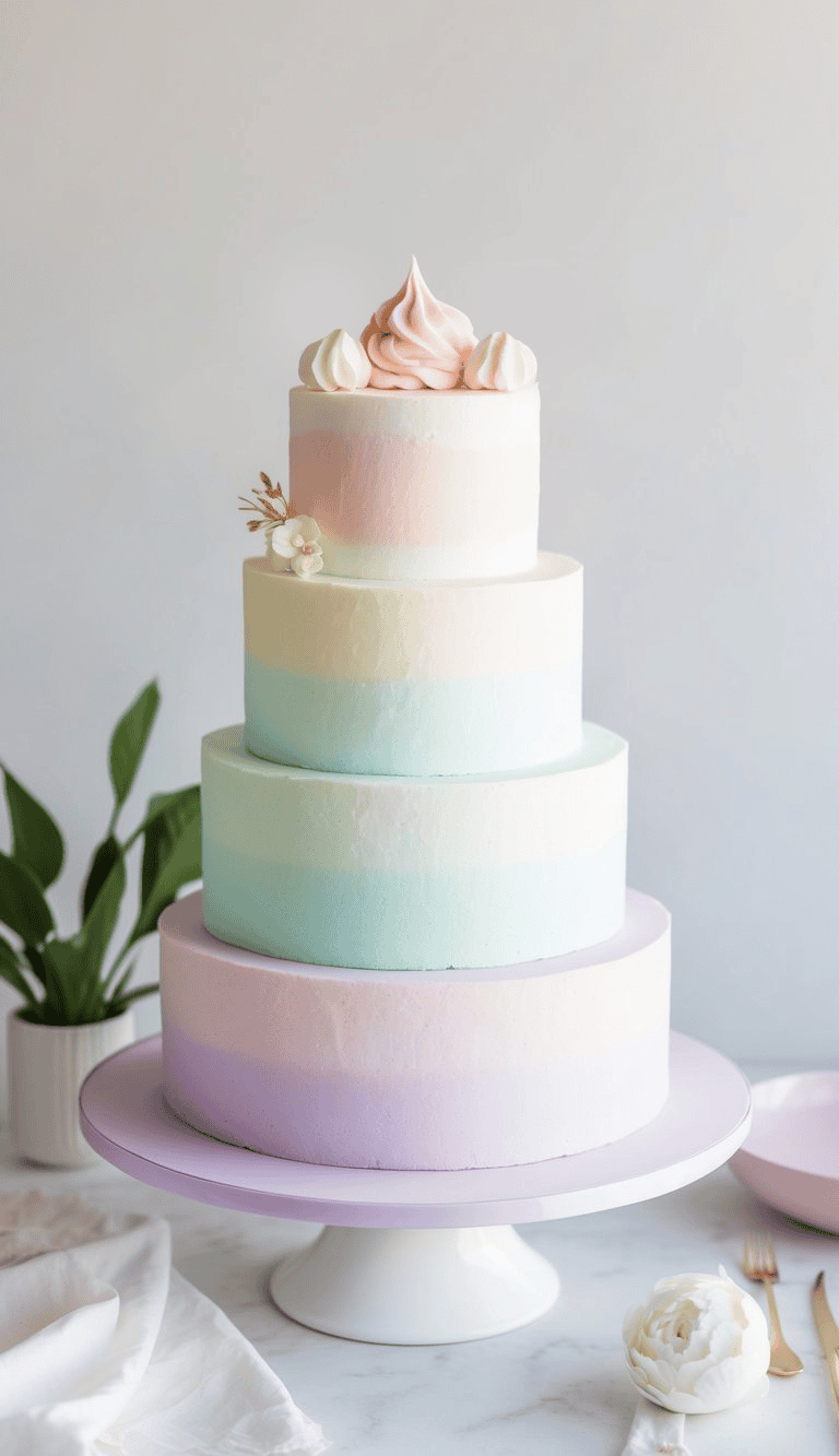 22 Pastel Cake Decorating Ideas: Sweet Confections With Soft Hues