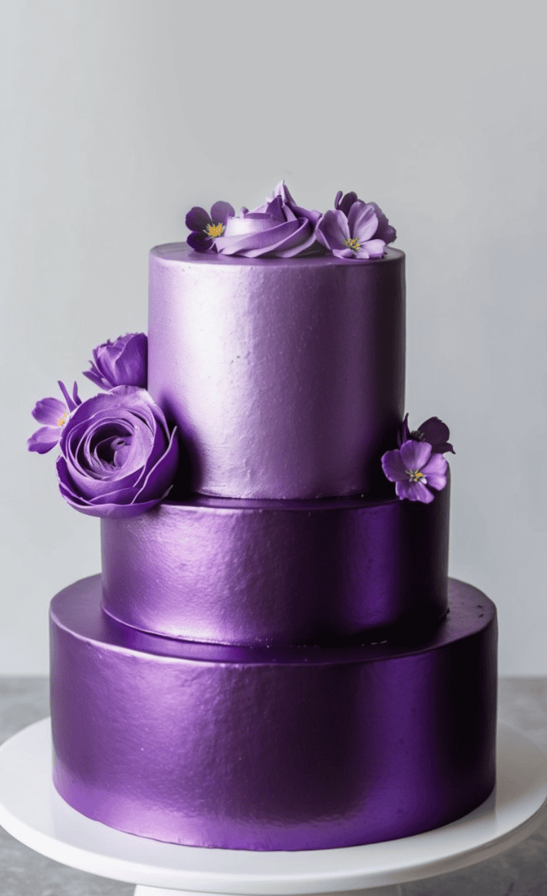 33 Purple Cake Decorating Ideas For an Enchanting Creation