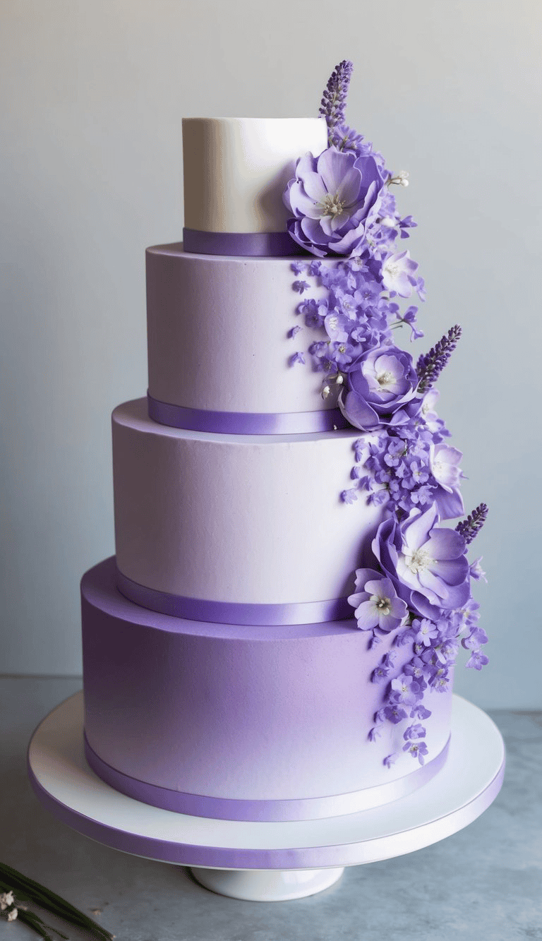 33 Purple Cake Decorating Ideas For An Enchanting Creation