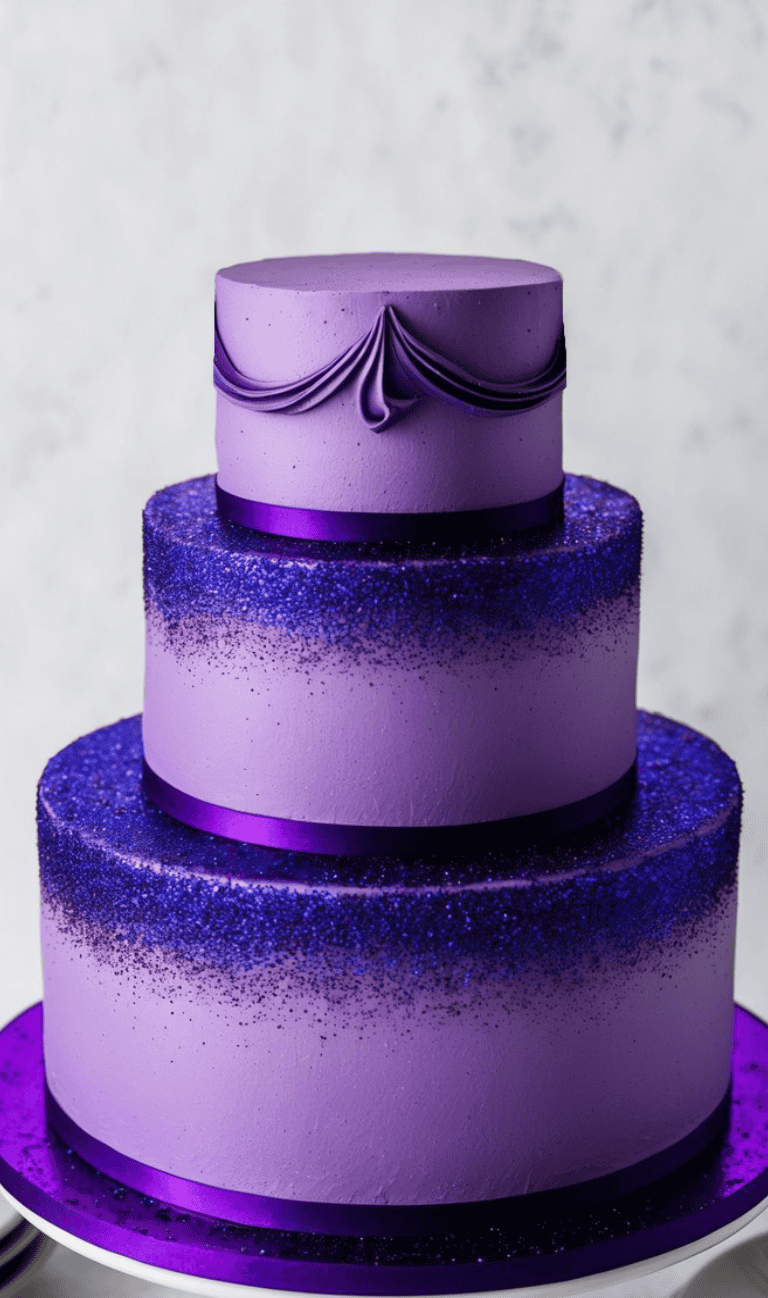 33 Purple Cake Decorating Ideas For an Enchanting Creation