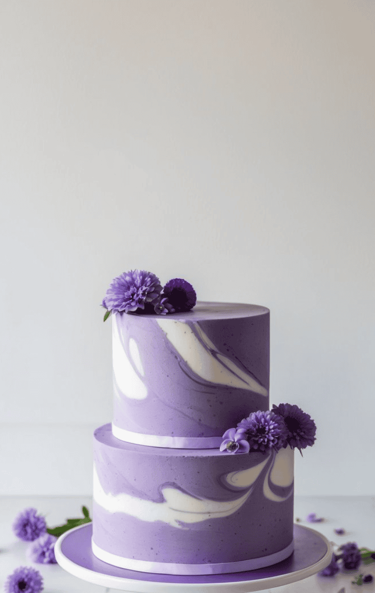33 Purple Cake Decorating Ideas For an Enchanting Creation