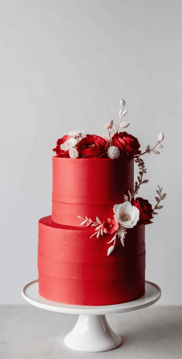 30 Red Cake Decorating Ideas That Make a Bold Statement