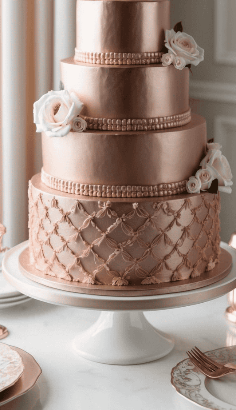 17 Rose Gold Cake Decorating Ideas: Chic Designs You'll love