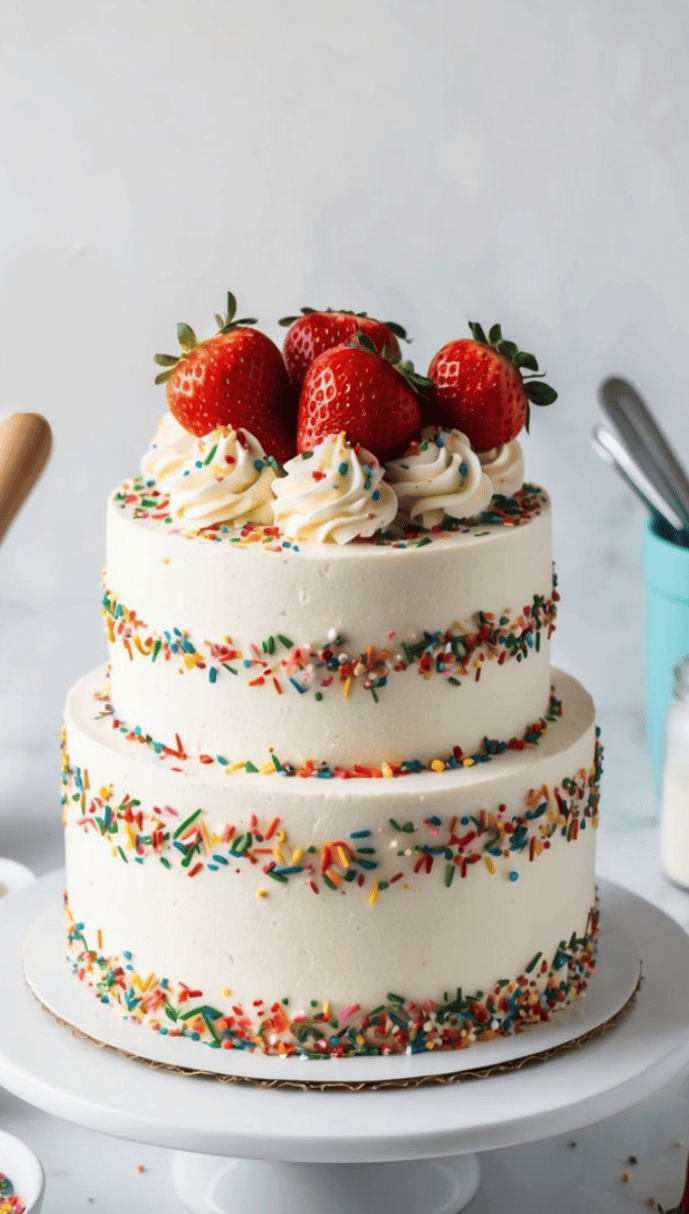 21 Sprinkle Cake Decorating Ideas To Jazz Up Your Dessert