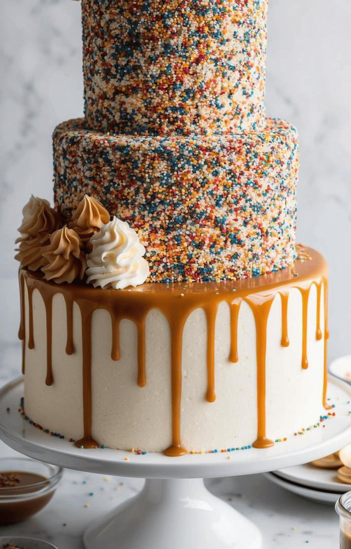 21 Sprinkle Cake Decorating Ideas To Jazz Up Your Dessert