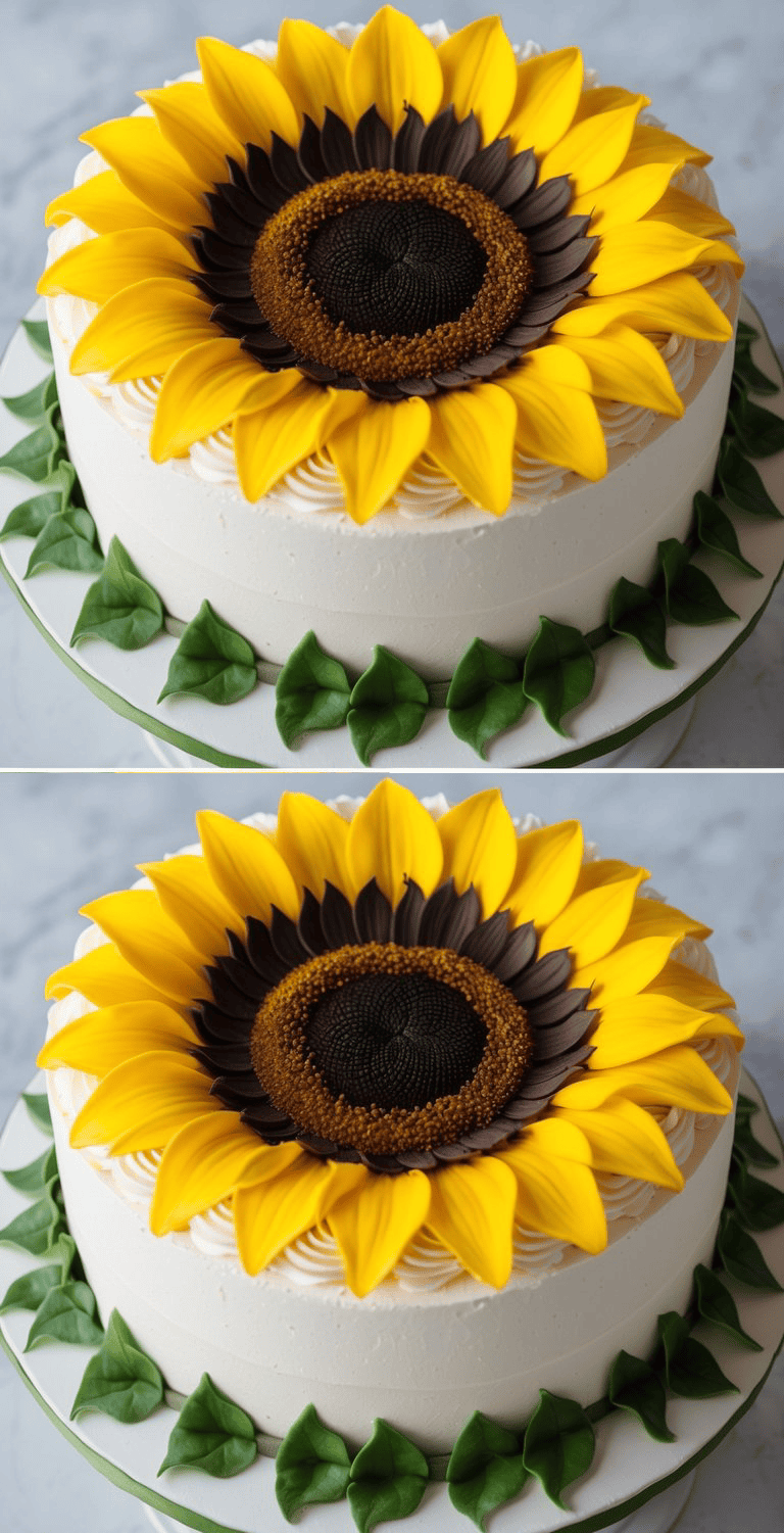 19 Sunflower Cake Decorating Ideas for a Sweet, Radiant Dessert