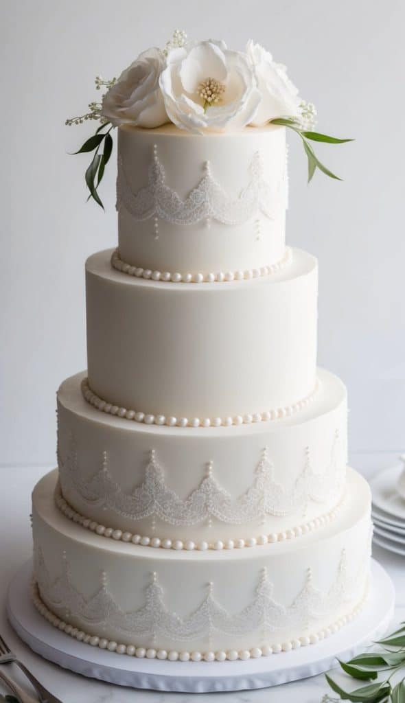31 White Cake Decorating Ideas: Elegant Designs for Special Occasions