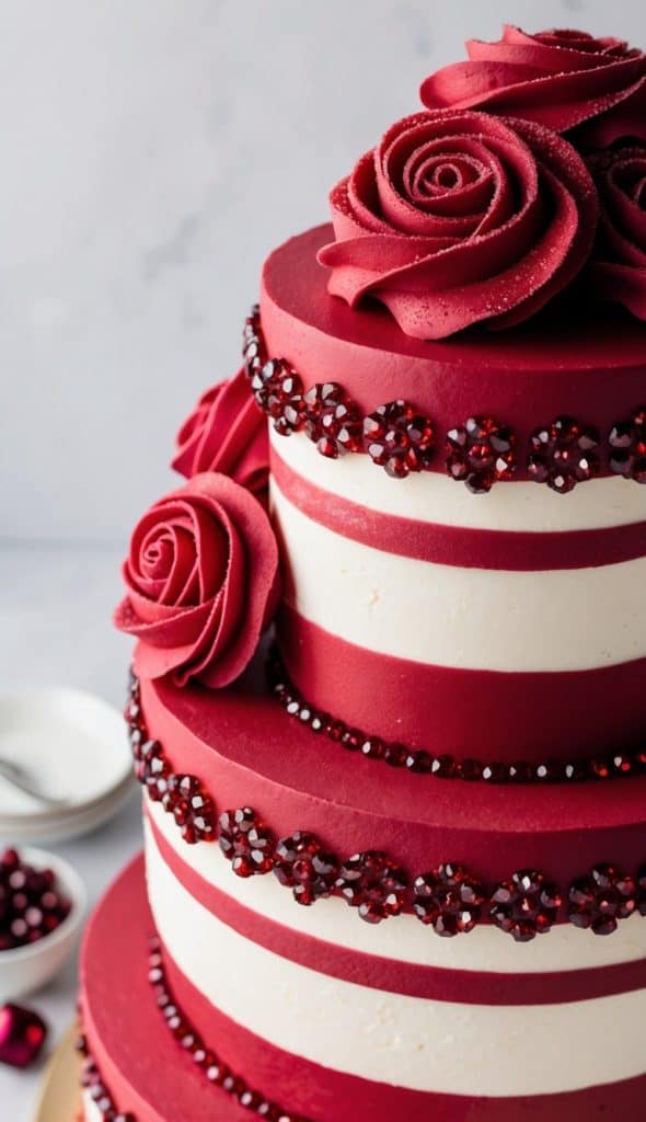 30 Red Cake Decorating Ideas That Make a Bold Statement