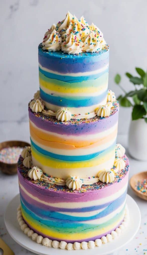 17 Rainbow Cake Decorating Ideas To Brighten Any Celebration