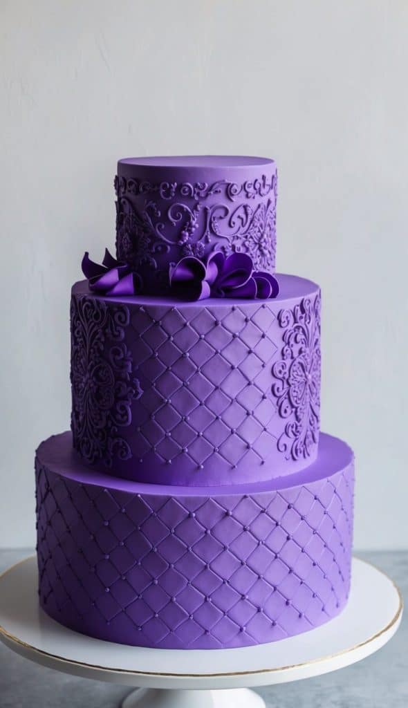 33 Purple Cake Decorating Ideas For an Enchanting Creation