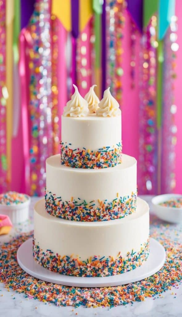 21 Sprinkle Cake Decorating Ideas To Jazz Up Your Dessert
