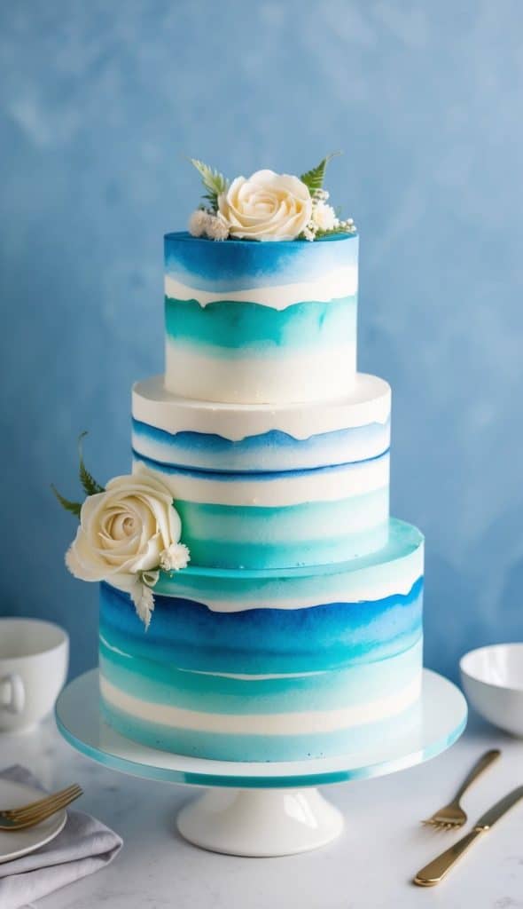 27 Gradient Cake Decorating Ideas With Stunning Color Blends