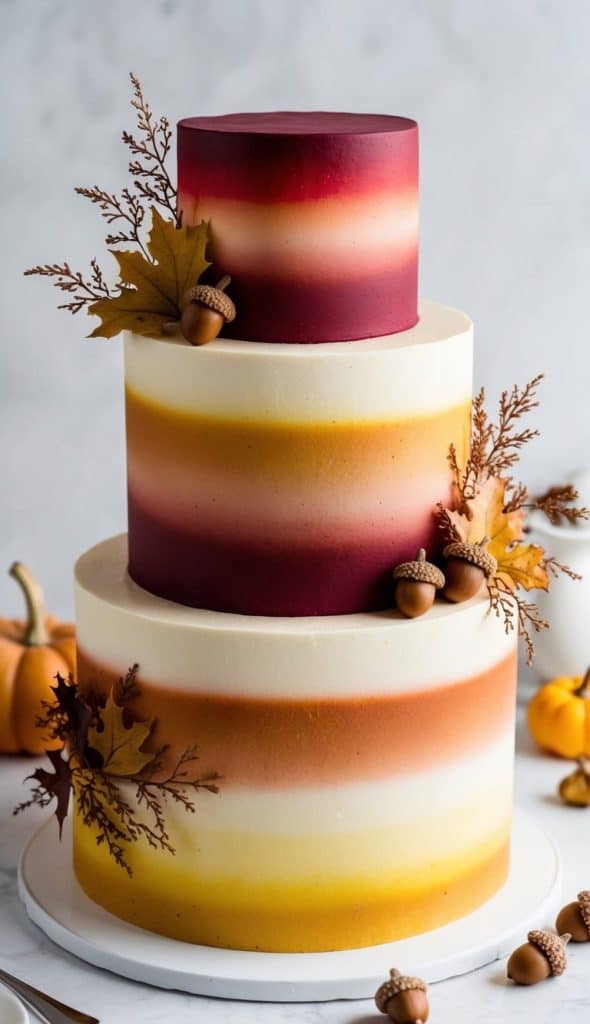 27 Gradient Cake Decorating Ideas With Stunning Color Blends