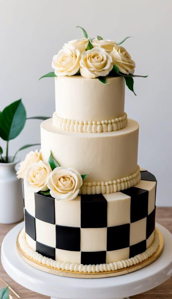 26 Checkerboard Cake Decorating Ideas That Are Fun and Bold!