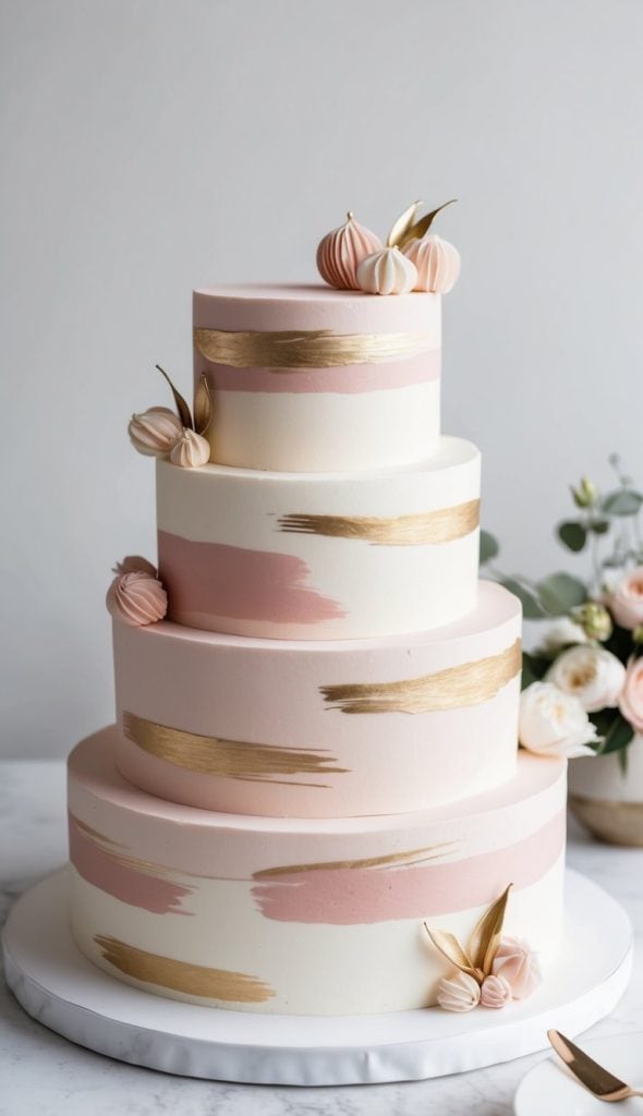 30 Blush Pink and Gold Cake Decorating Ideas: Sweet and Stylish Treats