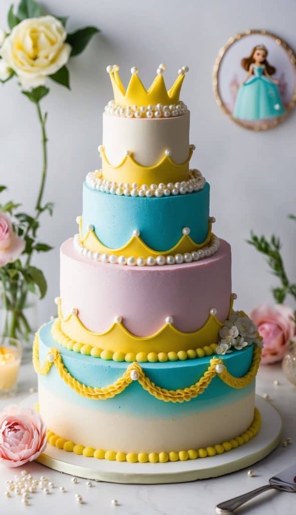 24 Princess Cake Decorating Ideas: Magical Designs for Your Royal ...