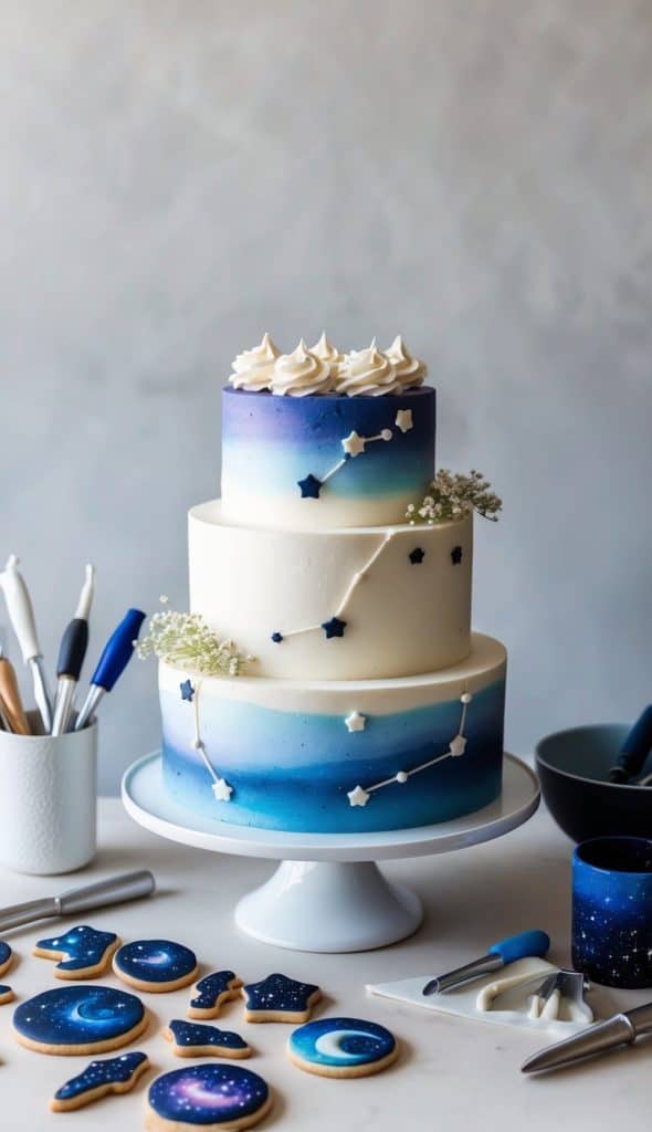 17 Space-Themed Cake Decorating Ideas: Stellar Designs for Your Next ...