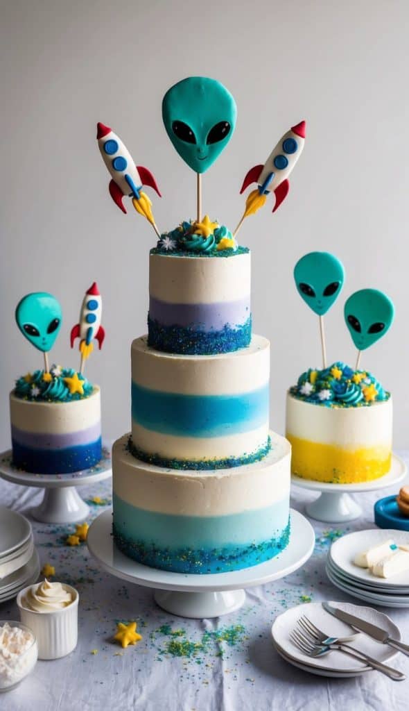 17 Space-Themed Cake Decorating Ideas: Stellar Designs for Your Next ...