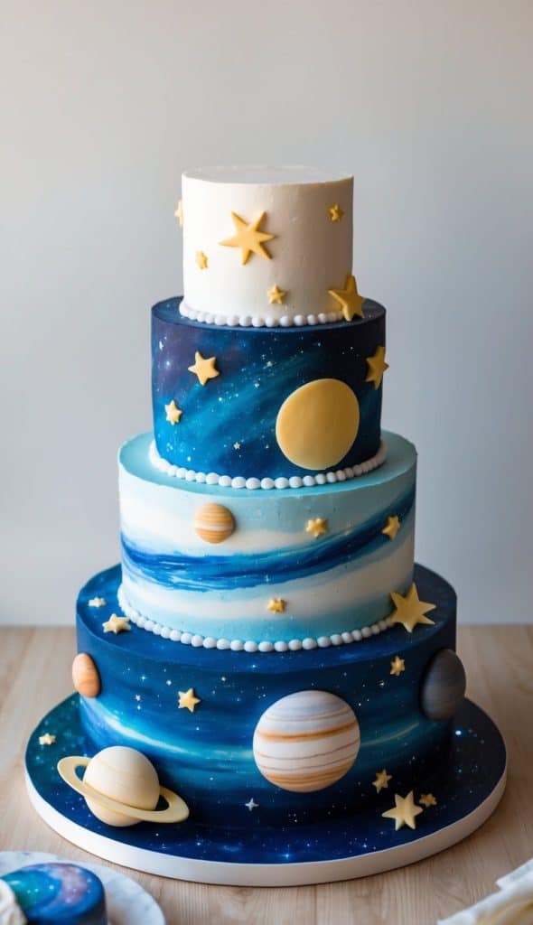 17 Space-Themed Cake Decorating Ideas: Stellar Designs for Your Next ...