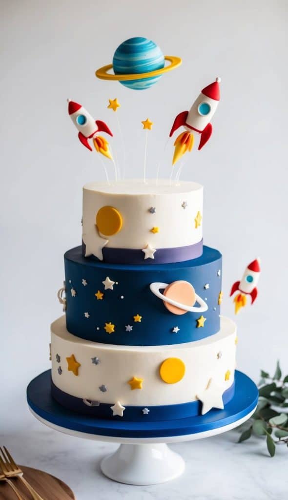17 Space-Themed Cake Decorating Ideas: Stellar Designs for Your Next ...