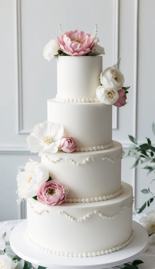 29 Simple Wedding Cake Decorating Ideas: Elegant Touches for Your ...