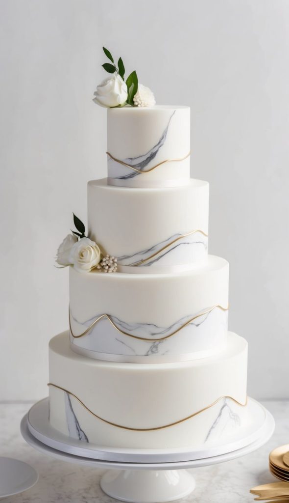 29 Simple Wedding Cake Decorating Ideas: Elegant Touches for Your ...