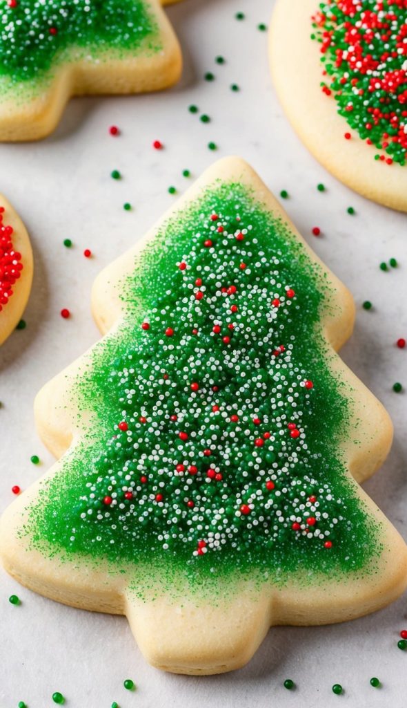 23 Christmas Tree Sugar Cookie Decorating Ideas For Your Holiday Table