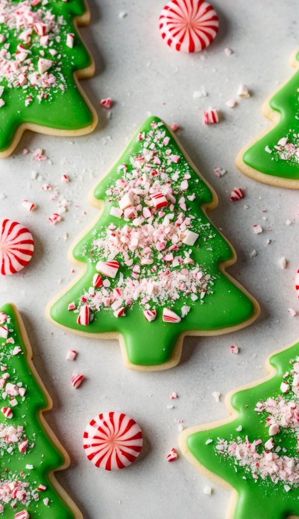 23 Christmas Tree Sugar Cookie Decorating Ideas For Your Holiday Table