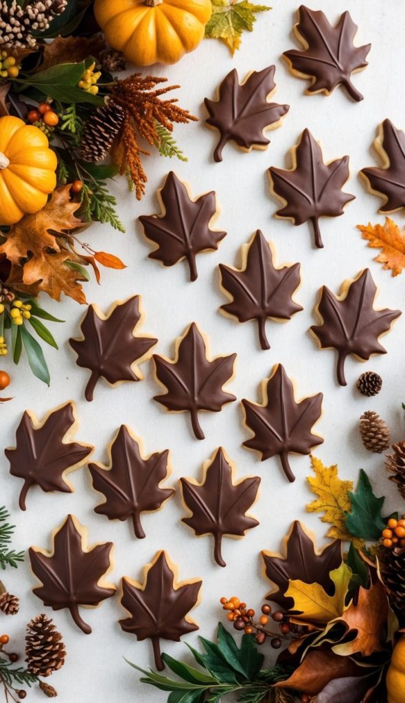 26 Leaf Sugar Cookie Decorating Ideas for Festive Fall Gatherings