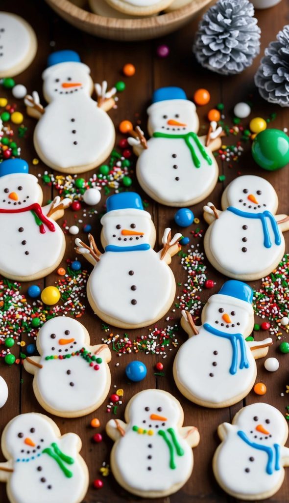 23 Snowman Sugar Cookie Decorating Ideas for Your Holiday Treats