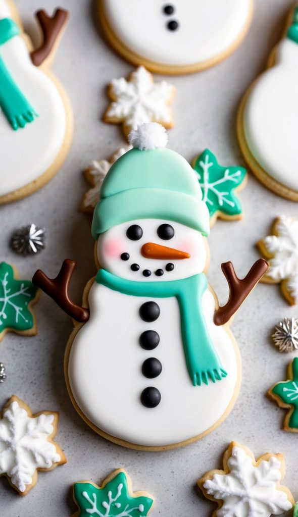 23 Snowman Sugar Cookie Decorating Ideas for Your Holiday Treats