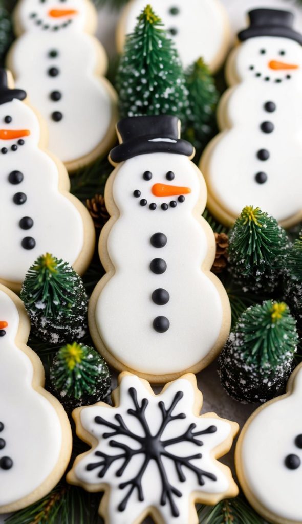 23 Snowman Sugar Cookie Decorating Ideas for Your Holiday Treats