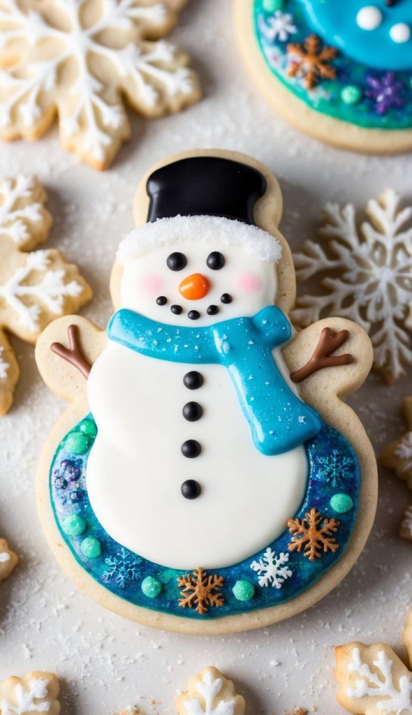 23 Snowman Sugar Cookie Decorating Ideas for Your Holiday Treats