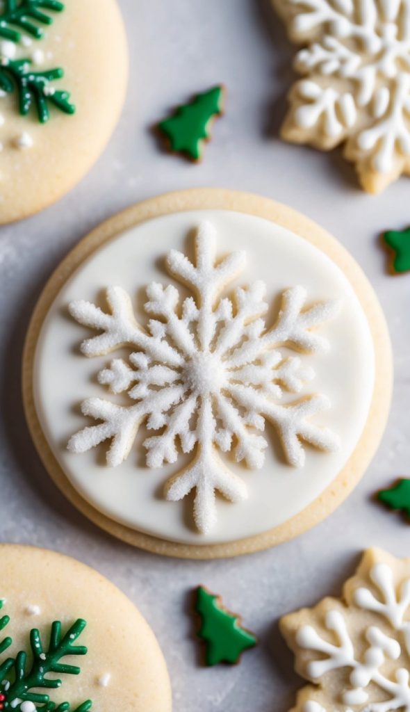 24 Snowflake Sugar Cookie Decorating Ideas for Your Winter Treats