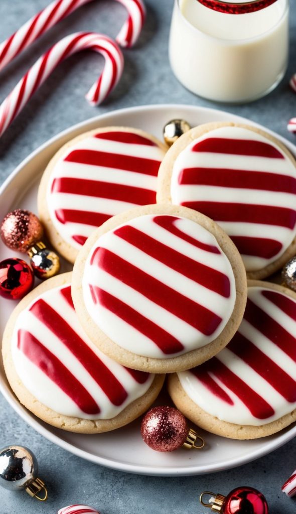 18 Candy Cane Sugar Cookie Decorating Ideas To Sweeten Your Holidays