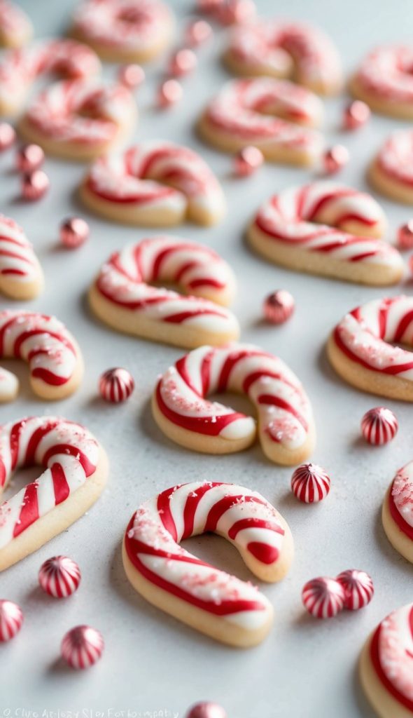 18 Candy Cane Sugar Cookie Decorating Ideas To Sweeten Your Holidays