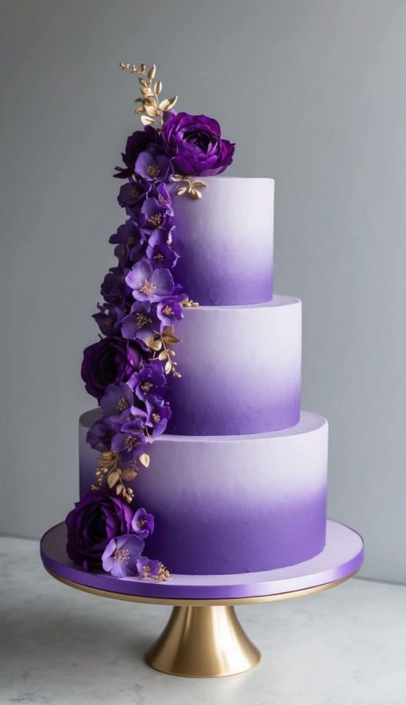 33 Purple Cake Decorating Ideas For an Enchanting Creation
