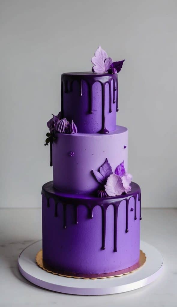 33 Purple Cake Decorating Ideas For an Enchanting Creation