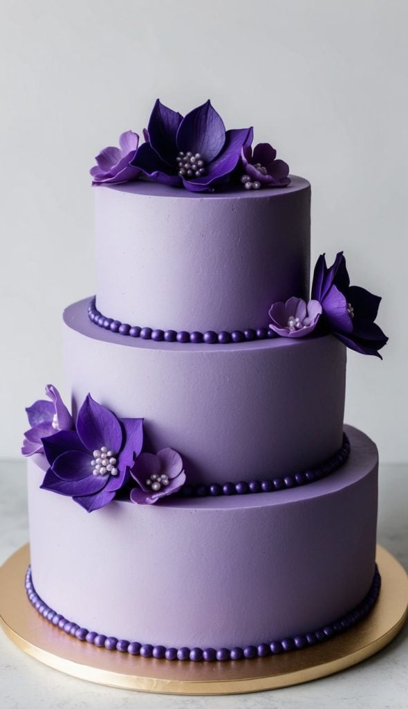 33 Purple Cake Decorating Ideas For An Enchanting Creation