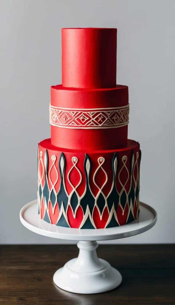 30 Red Cake Decorating Ideas That Make a Bold Statement