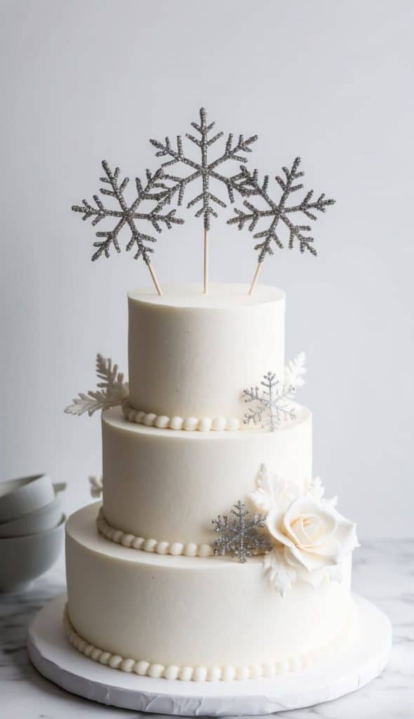 17 Snowflake Cake Decorating Ideas: Frosty Delights for Your Winter ...