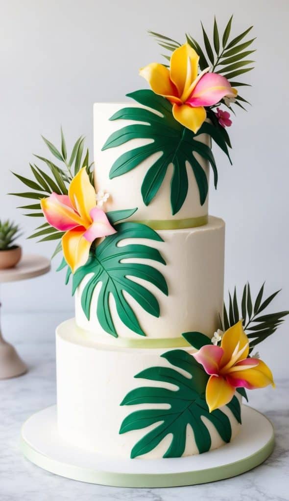 17 Tropical Cake Decorating Ideas: Bring the Beach to Your Dessert Table