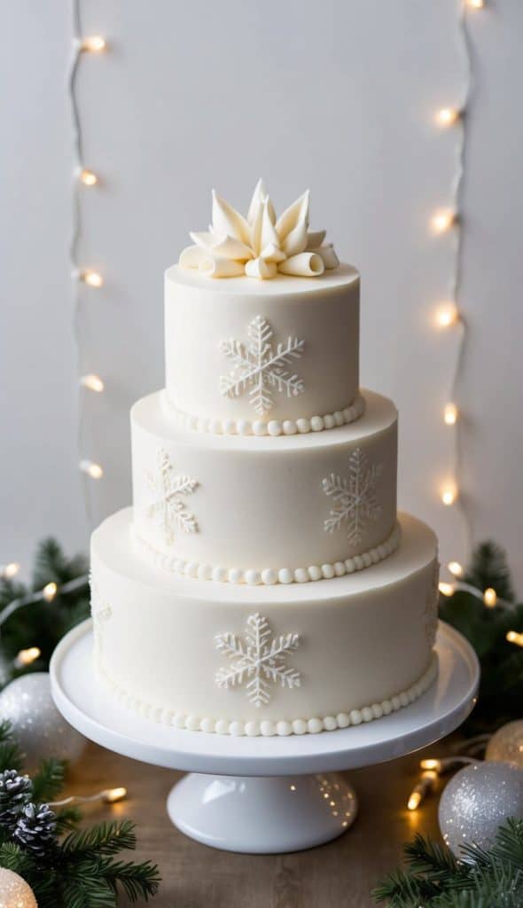 17 Snowflake Cake Decorating Ideas: Frosty Delights for Your Winter ...
